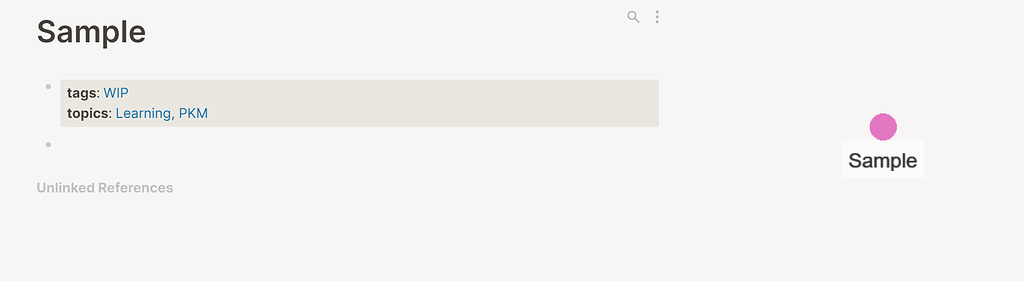 Page properties do not show up on page graph - Feature Requests - Logseq