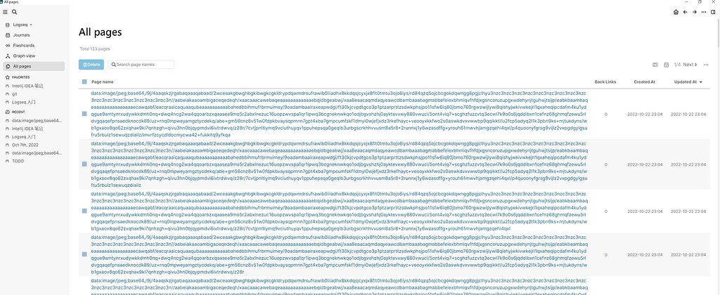 Very very very very long page names - Bug Reports - Logseq