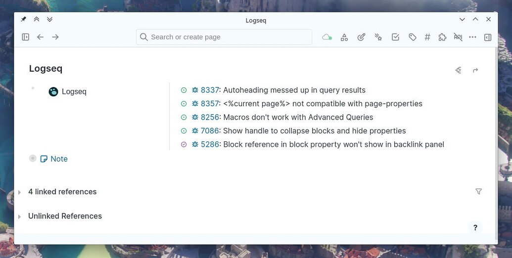 Custom icons as bullet points - Look what I built - Logseq