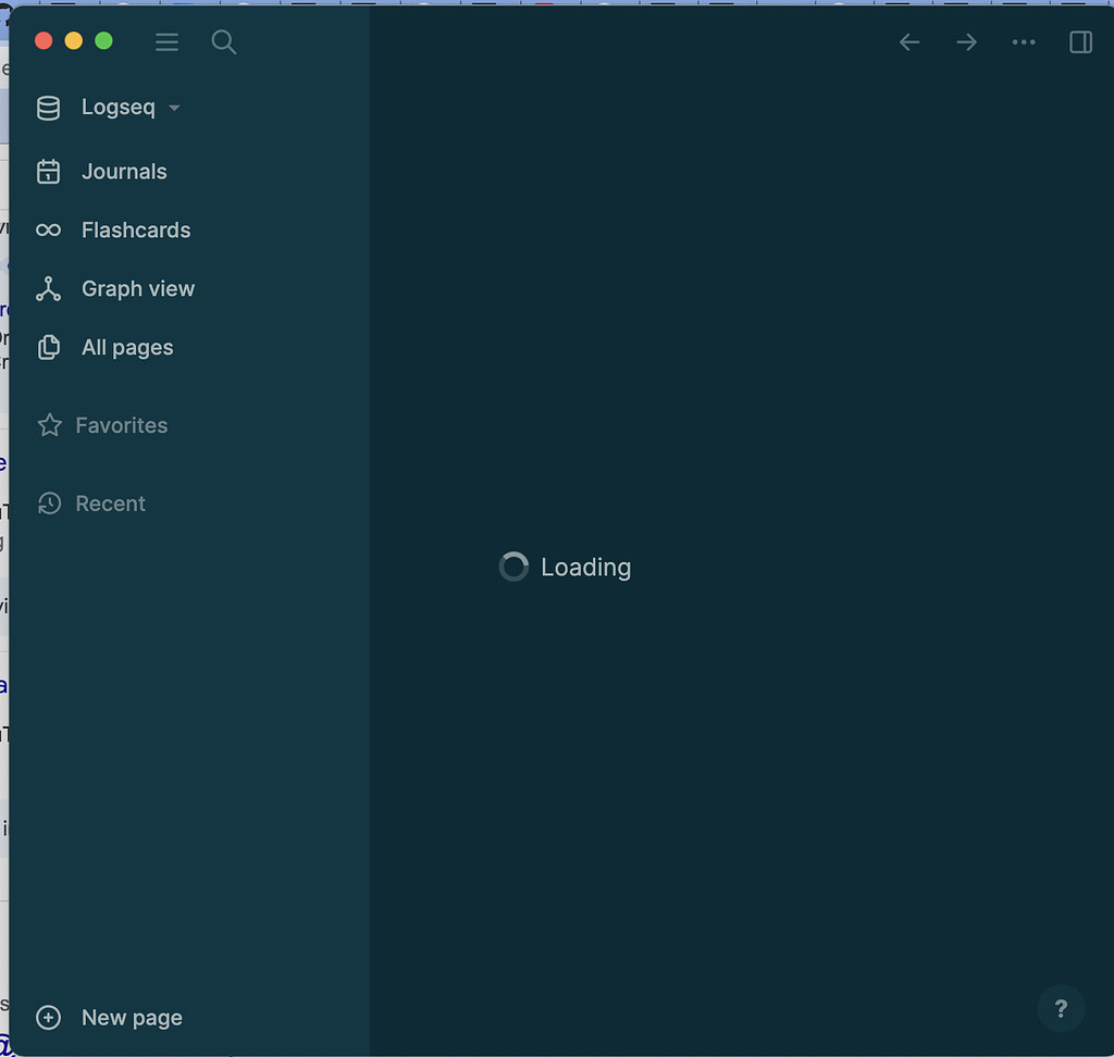 Need help with loading app - Archive - Logseq