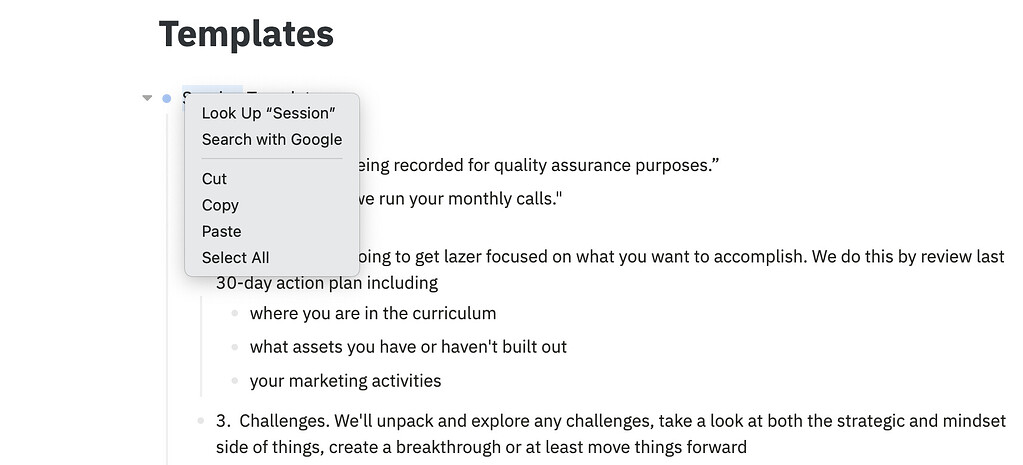 No context menu when right clicking a block - Questions & Help - Logseq