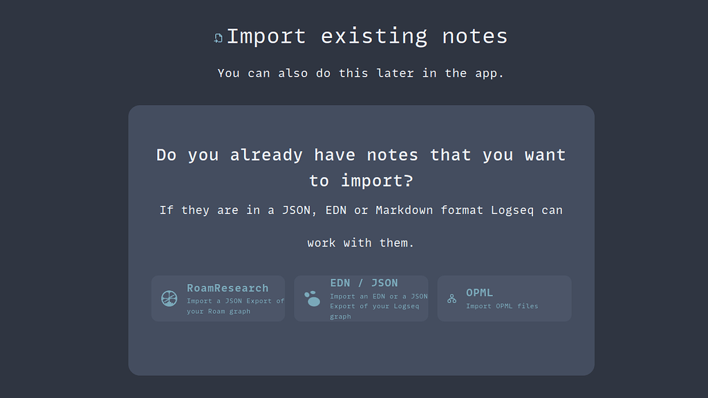 Import standard markdown to Logseq format - Feature Requests - Logseq