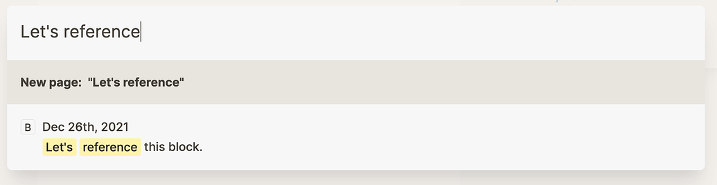 The basics of Logseq block references - Documentation - Logseq