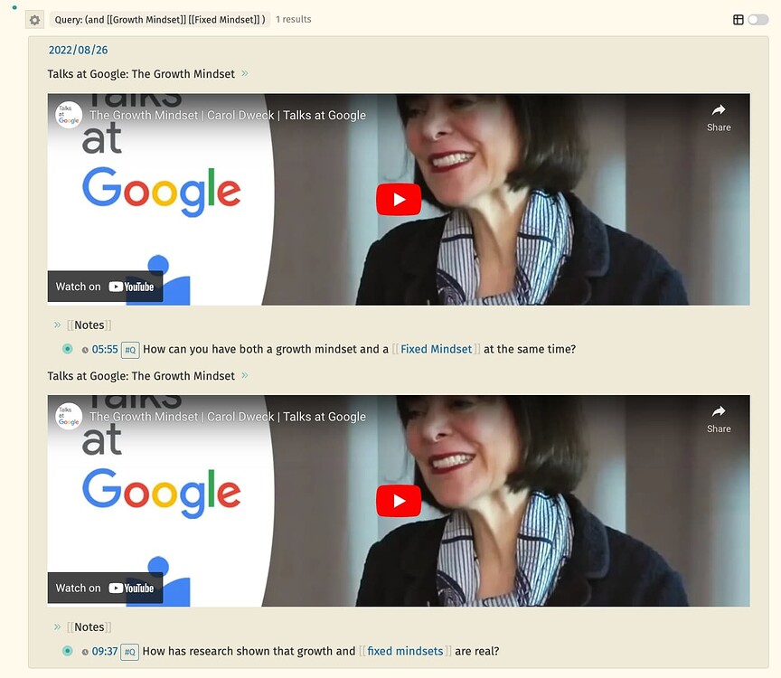 Lesson 5: How to Power Your Workflows Using Properties and Dynamic Variables - Queries - Logseq