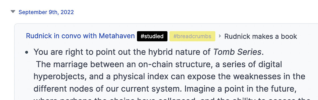 How to display/view parent block in unlinked references? - Questions & Help - Logseq