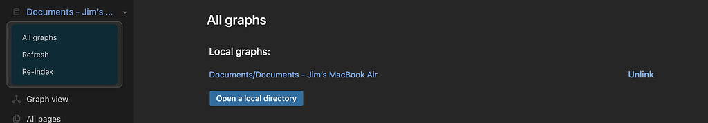 Lost function: Add new graph - Questions & Help - Logseq