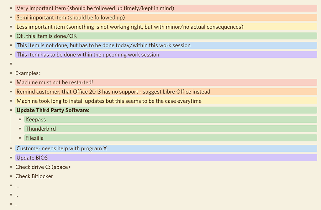 Color labels for each line? - Questions & Help - Logseq