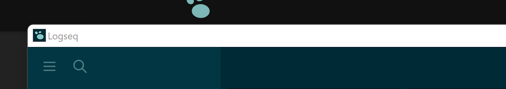 Remove application title from Windows - Feature Requests - Logseq