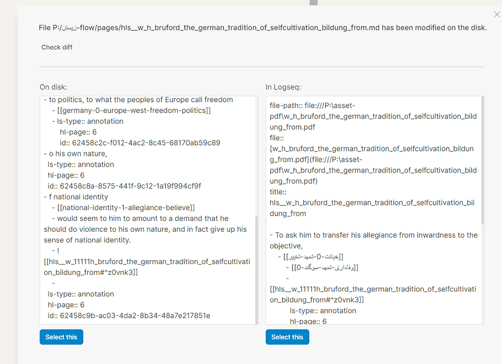 Automating selecting on disk modified file - Questions & Help - Logseq