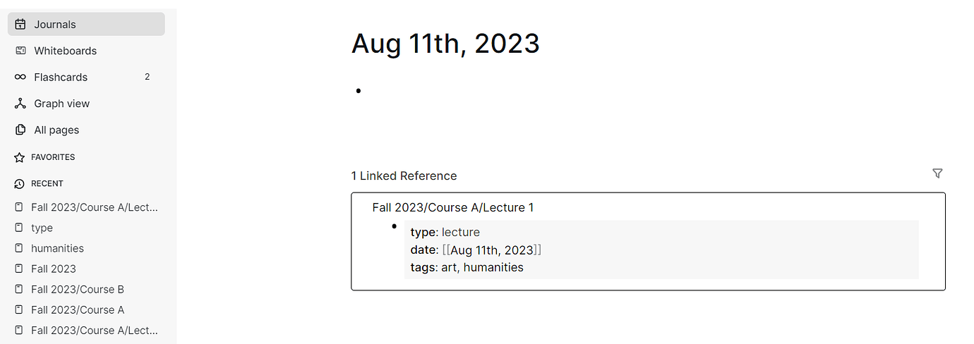 How to structure logseq for university lecture/reading notes ... How to structure logseq for university lecture/reading notes ...