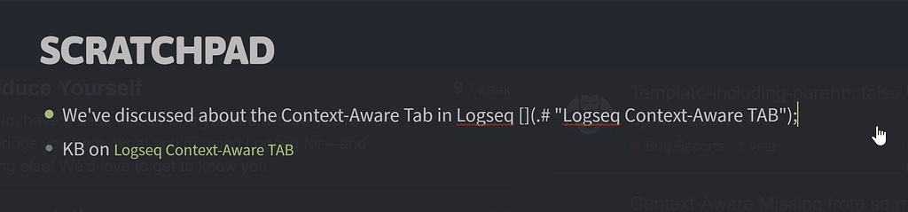 Have you ever designed for Unlinked References? - Questions & Help - Logseq