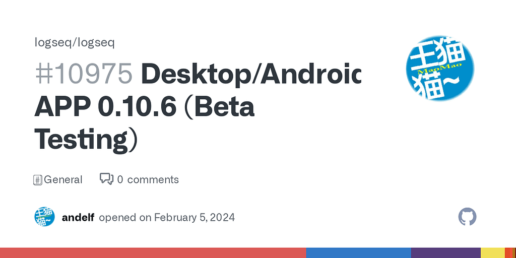 Logseq Android App crashes since Versoin 0.10.6 - Bug Reports - Logseq