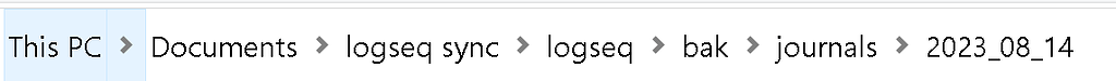 Equivalent of 'bak' folder for iOS? - Questions & Help - Logseq