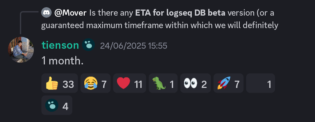 It's the final countdown! - General - Logseq