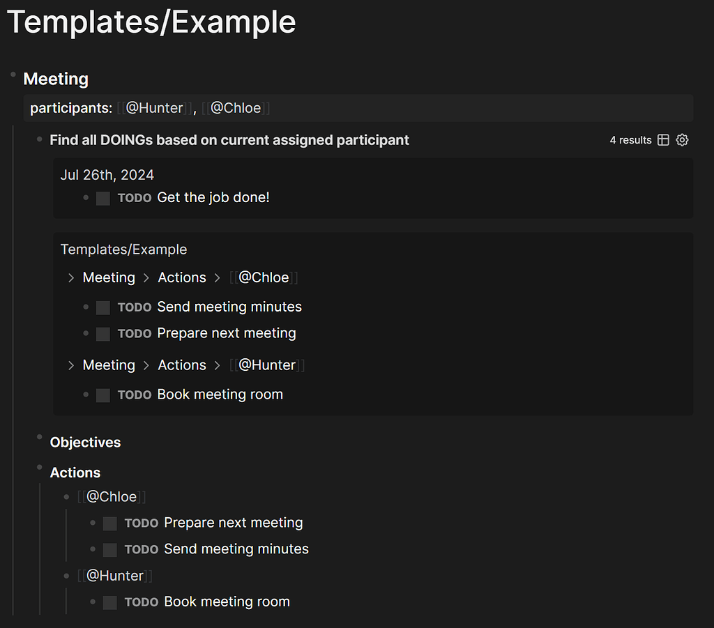 How to query left block / main parent - Queries - Logseq