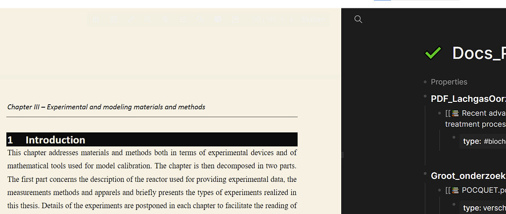PDF options (zoom, colour ect-) bar is not showing up - Bug Reports - Logseq