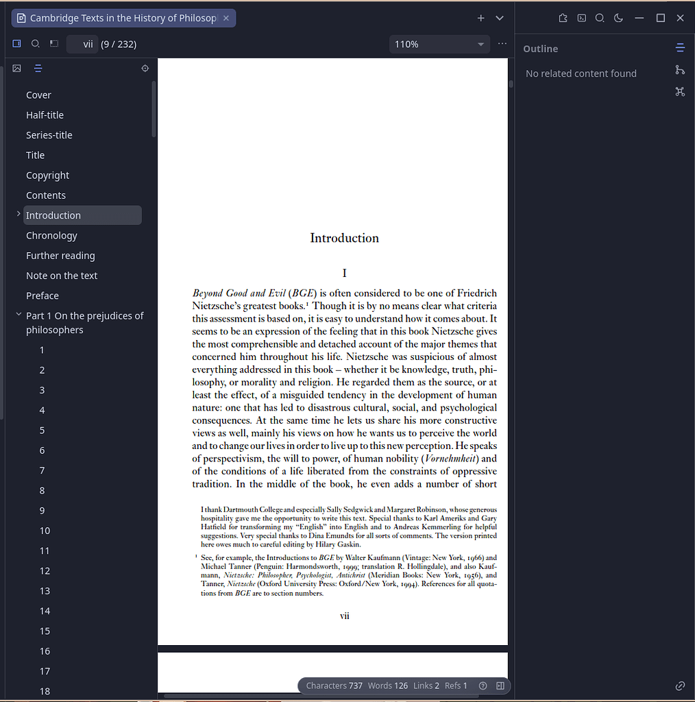 PDF Table of Contents in separate tab - Feature Requests - Logseq
