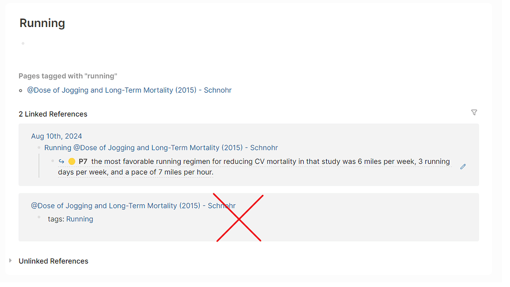 Linked References vs. Pages Tagged with - Feedback - Logseq