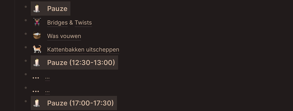 Custom css for bullet background color - Questions & Help - Logseq
