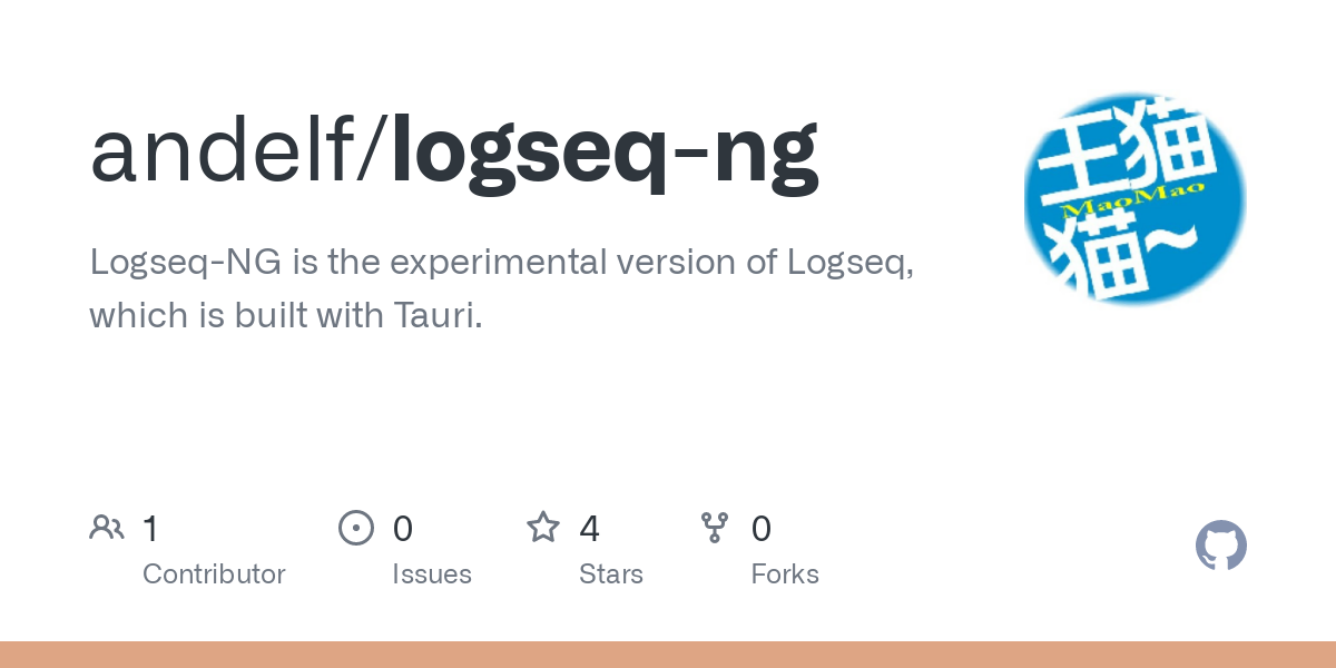 Improve performance - Idea swap Electron for Tauri and SQL Database - Feature Requests - Logseq