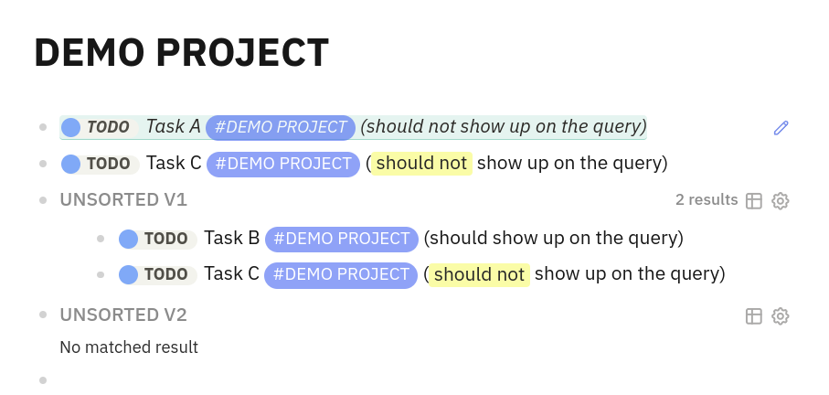Reference to named page gives "No matched result" - Queries - Logseq