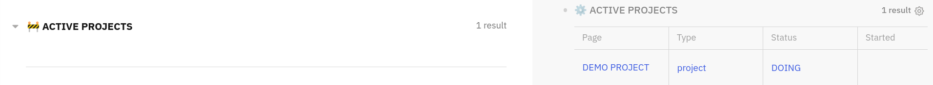 Table not showing/rendering on journal page - Queries - Logseq